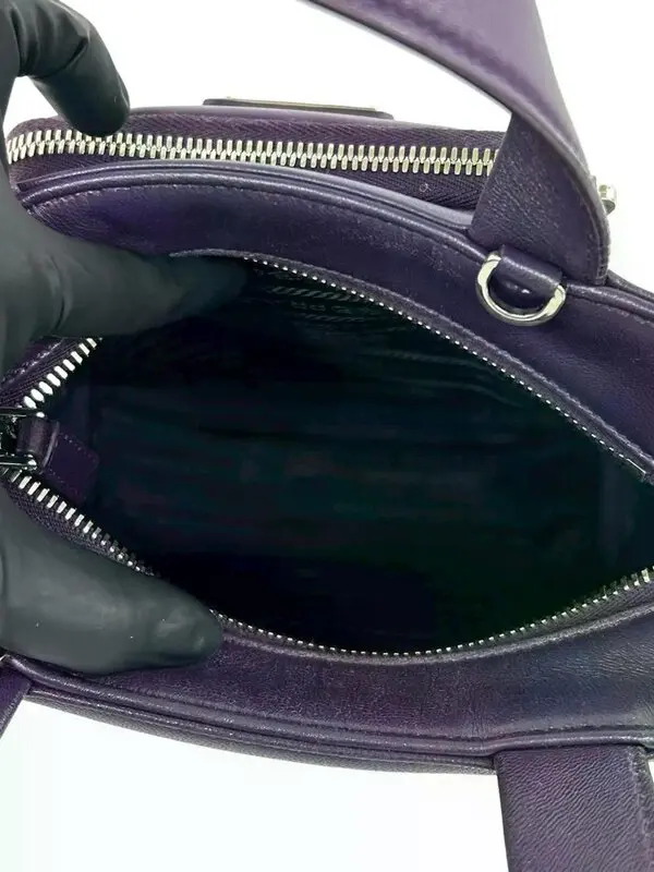 Prada 2013-2026 Nappa Front Pocket Satchel