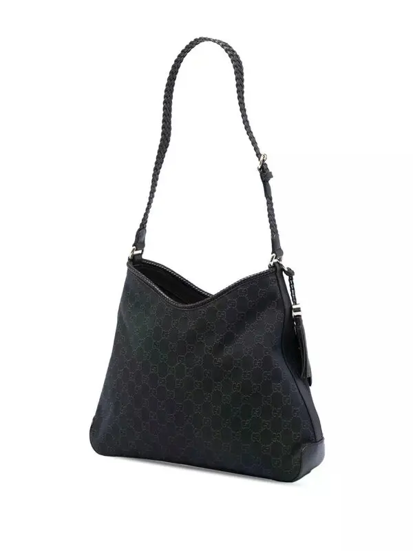 Gucci 2016-2026 Medium Gg Denim Marrakech Shoulder Bag