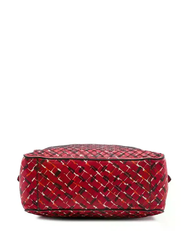 Bottega Veneta 2012-2026 Printed Leather Camera Bag Crossbody Bag