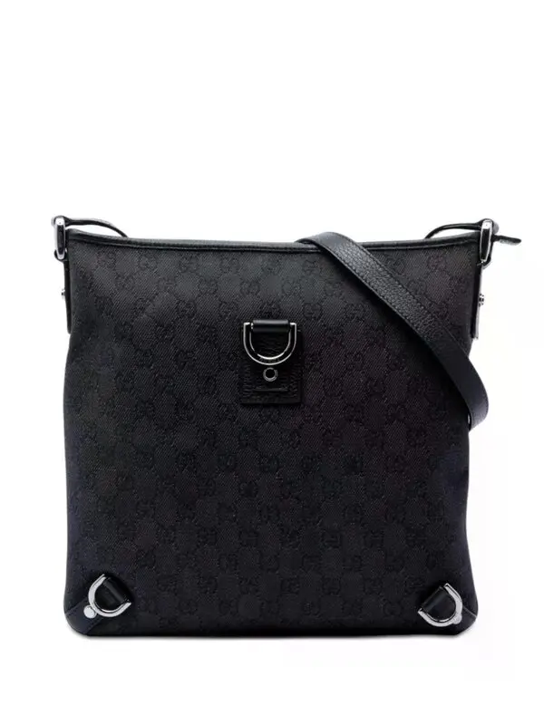 Gucci Gg Denim Abbey D-ring Crossbody Bag
