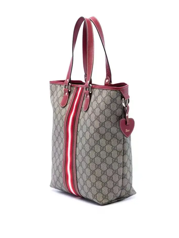 Gucci 2016-2026 Gg Supreme Web Tote Bag