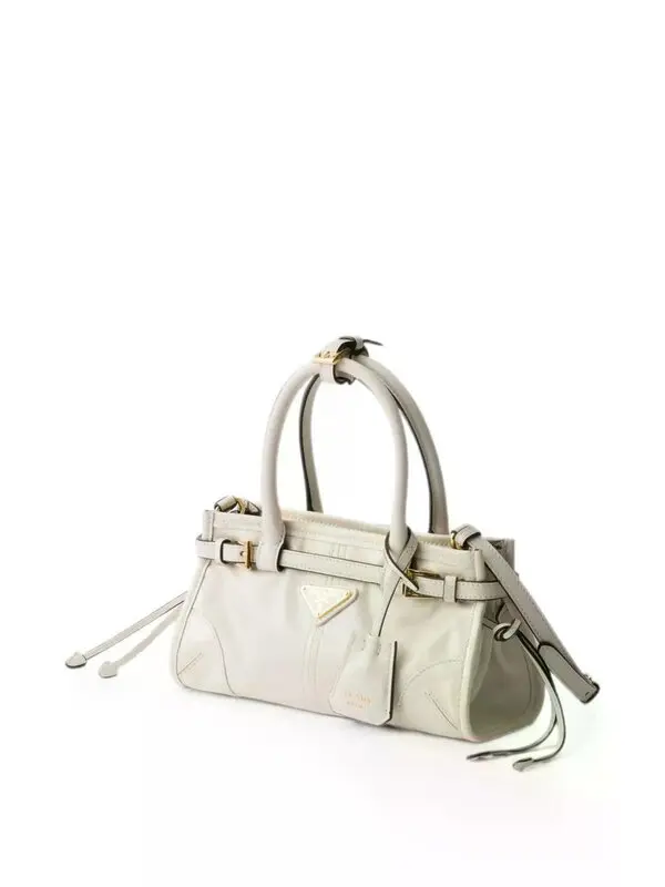 Prada Bonnie Leather Mini-bag - Neutrals