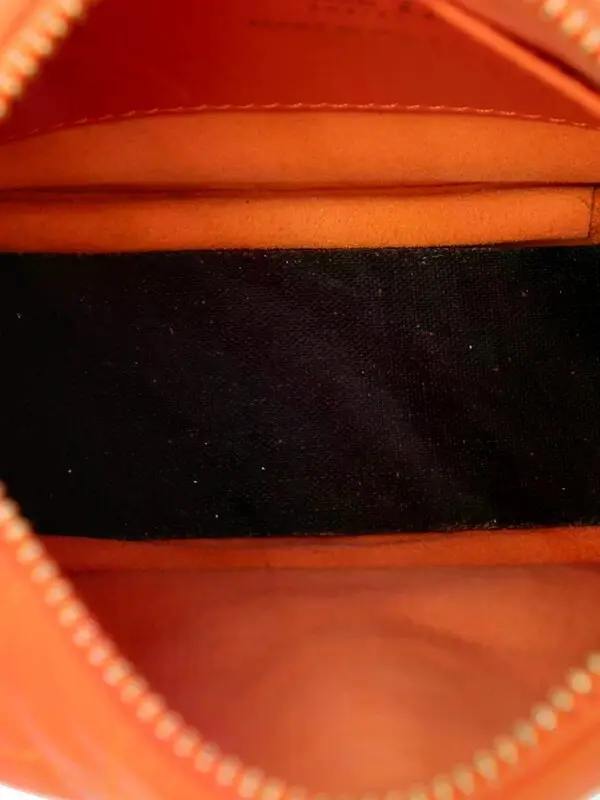 Dior Micro Lambskin Cannage Vibe Hobo Satchel - Orange