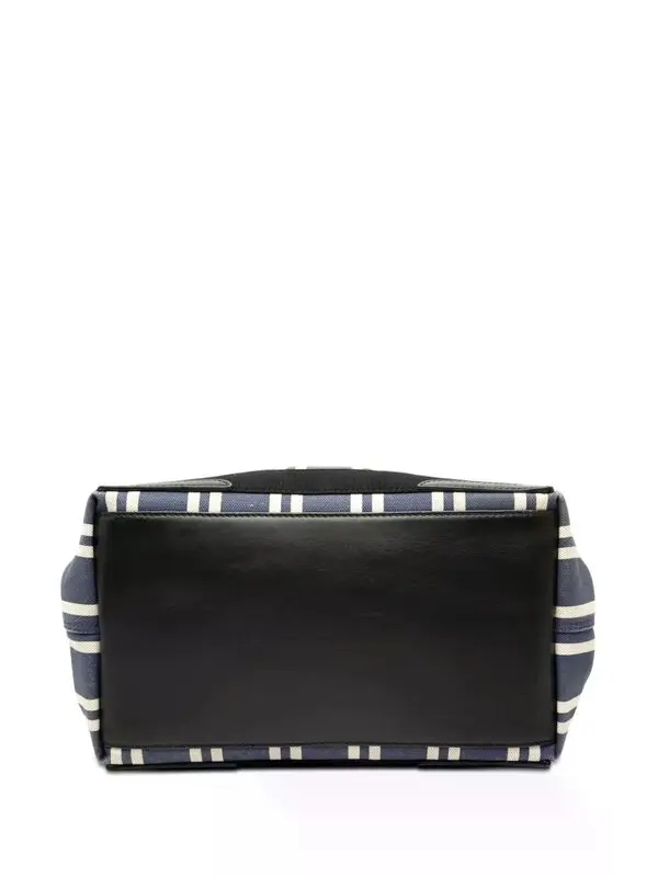 Balenciaga Canvas Striped Tote Bag