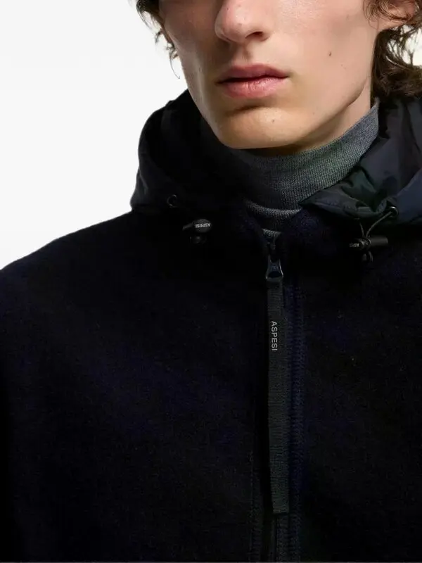 Aspesi Hooded Wool Jacket