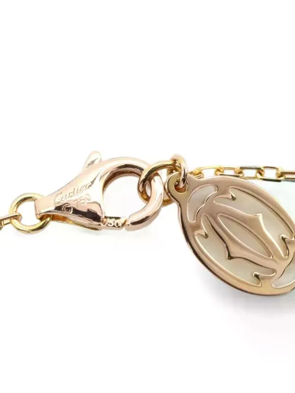 Cartier 18k Rose Diamond Bezel-set Necklace