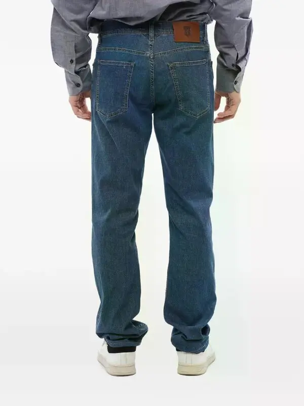 Corneliani Contrasting-stitch Regular-fit Jeans