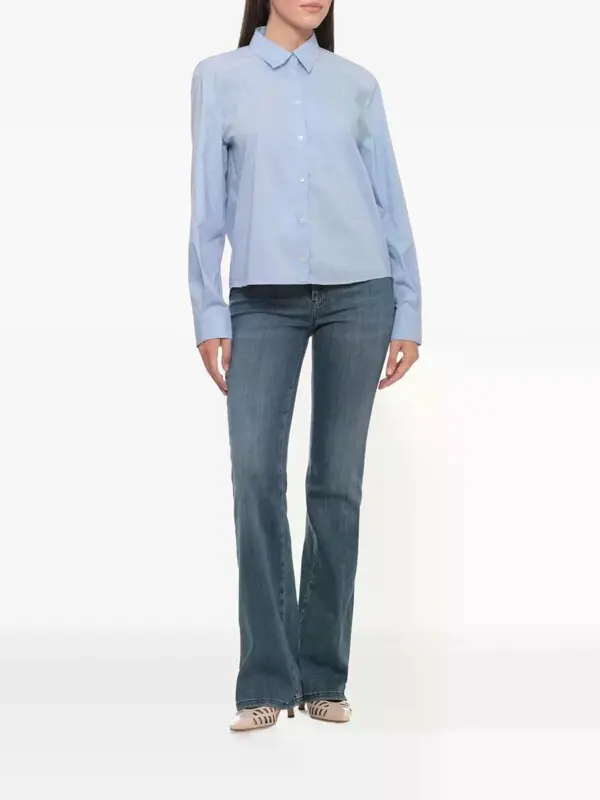 EMME Rhinestone Embellished Long-sleeve Shirt