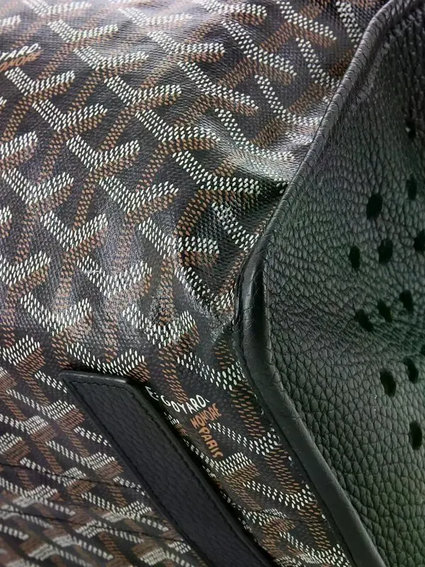 Goyard Hardy Pet Carrier Coated Canvas Pm Tote Bag