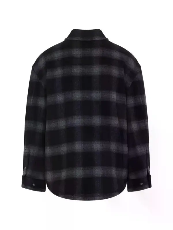 Off-White Check-pattern Wool Jacket