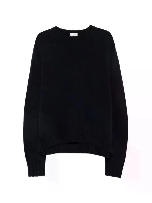 ALYSI Ribbed Knit Crew Neck Long Sleeve Jumper