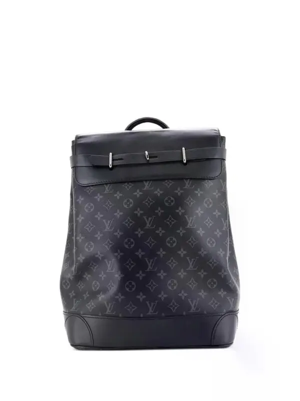 LOUIS VUITTON Steamer Monogram Eclipse Canvas Backpack