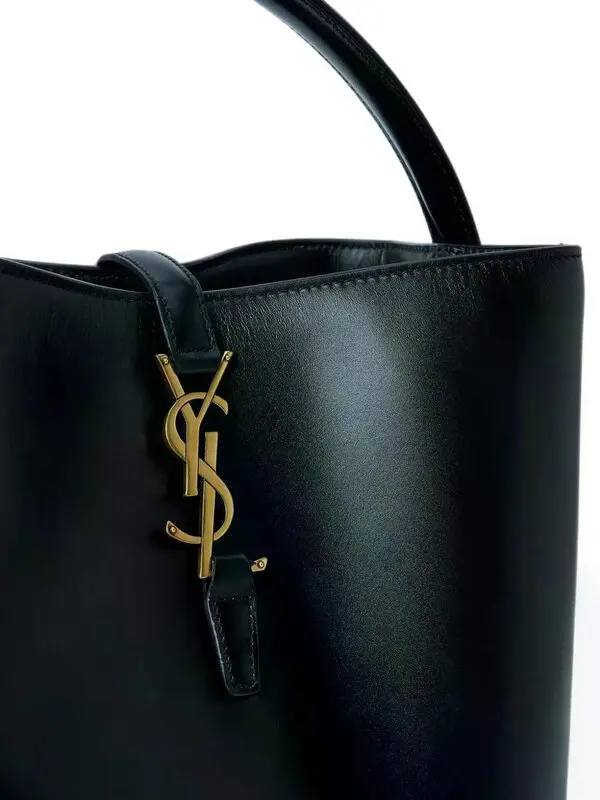 Saint Laurent Le 37 Smooth Leather Bucket Bag