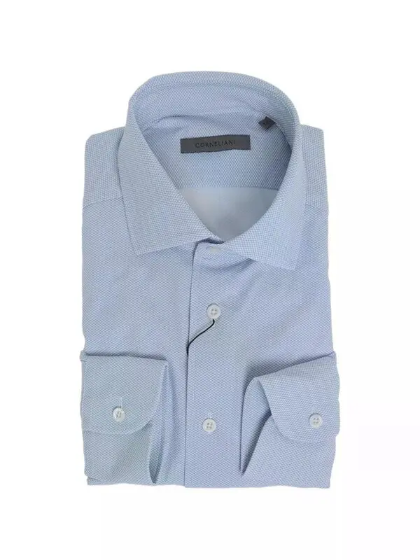Corneliani Patterned Long-sleeve Shirt