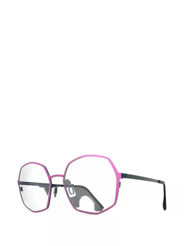 BLACKFIN Geometric-frame Eyeglasses - Pink