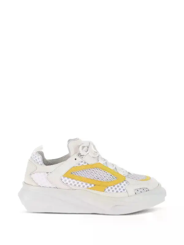 1017 Alyx 9sm Leather-trimmed Mesh Sneakers