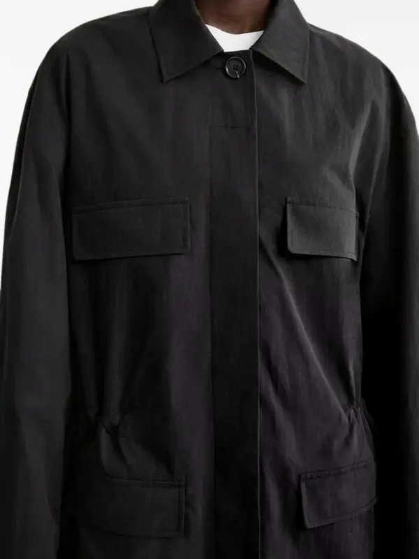TOTEME Collared Drawstring Jacket