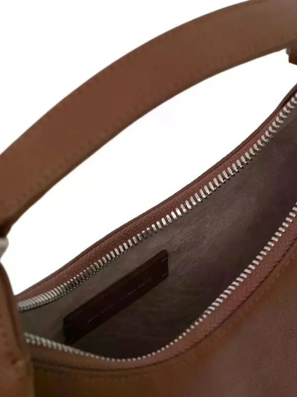 Emporio Armani 1981 Mini Leather Hobo Bag - Brown