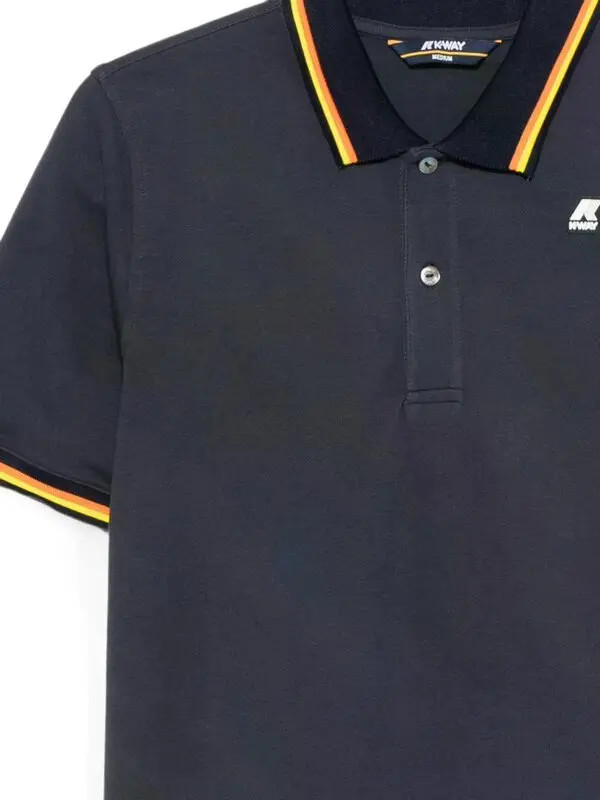 K-WAY Logo-patch Polo Shirt