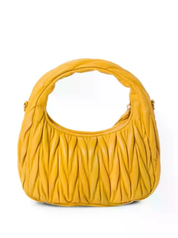 Miu Miu Wander Matelassé Nappa-leather Hobo Bag