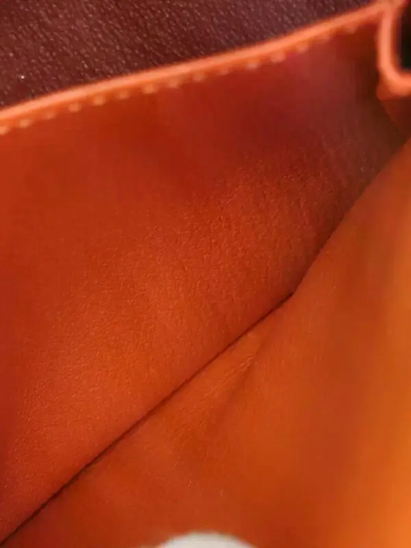 Hermès Togo Leather Kelly Ii Retourne 32 Satchel - Orange
