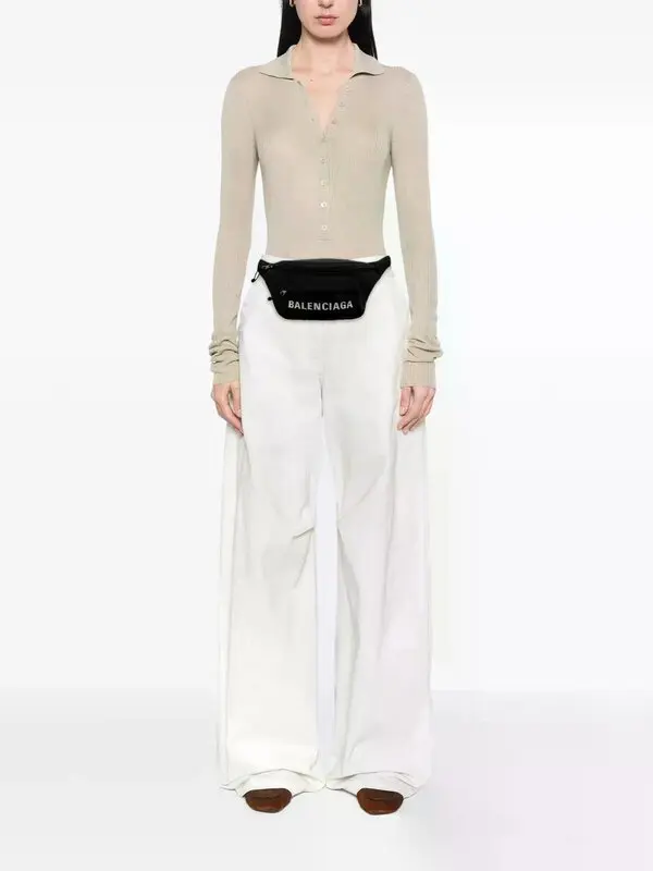 Balenciaga 2018 Small Nylon Logo Wheel Belt Bag