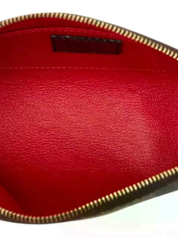 LOUIS VUITTON 2015 Damier Ebene Cosmetic Pm Pouch