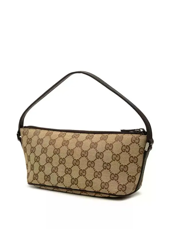 Gucci 2000-2015 Gg Canvas Boat Shoulder Bag
