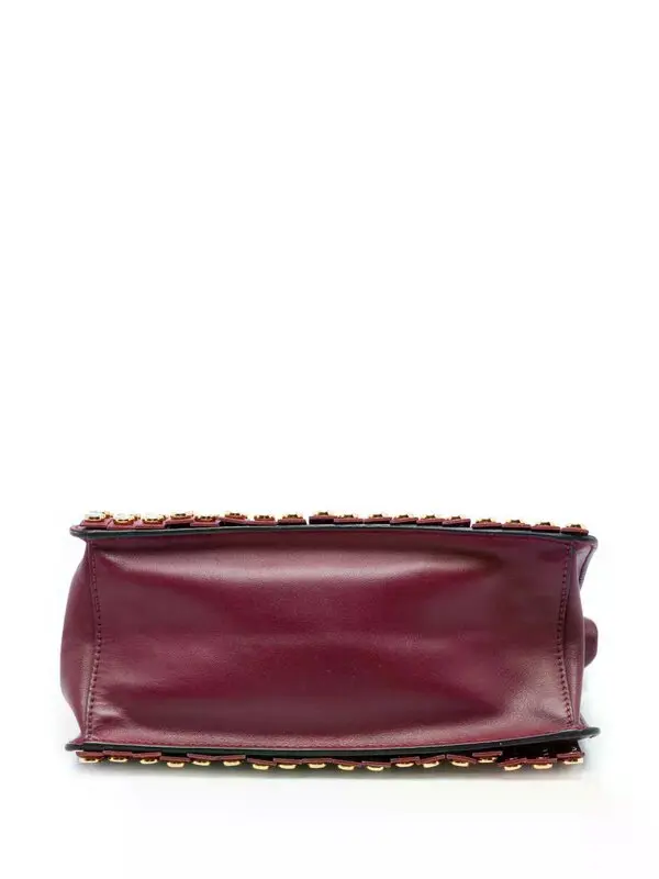 Prada Saffiano Lux Idol Studded Crossbody Bag