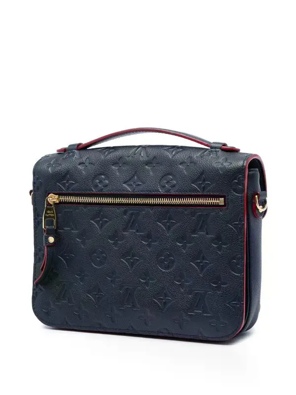 LOUIS VUITTON 2018 Monogram Empreinte Pochette Metis Satchel