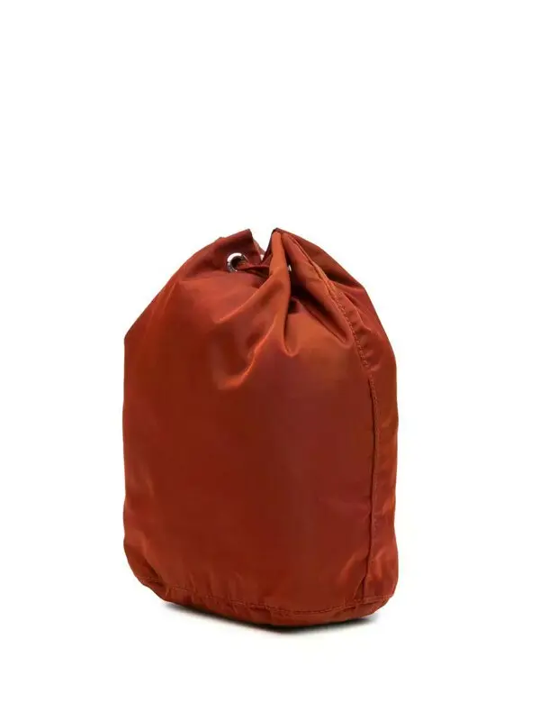 Prada 2000-2013 Tessuto Drawstring Pouch Bucket Bag