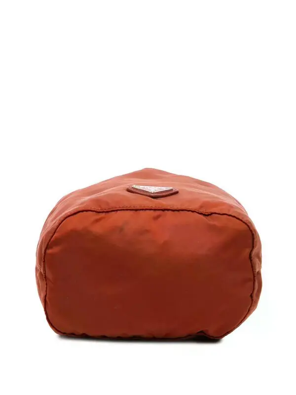 Prada 2000-2013 Tessuto Drawstring Pouch Bucket Bag