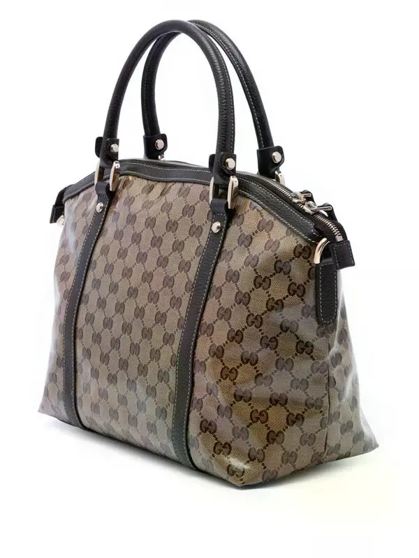 Gucci Gg Crystal Charm Dome Satchel