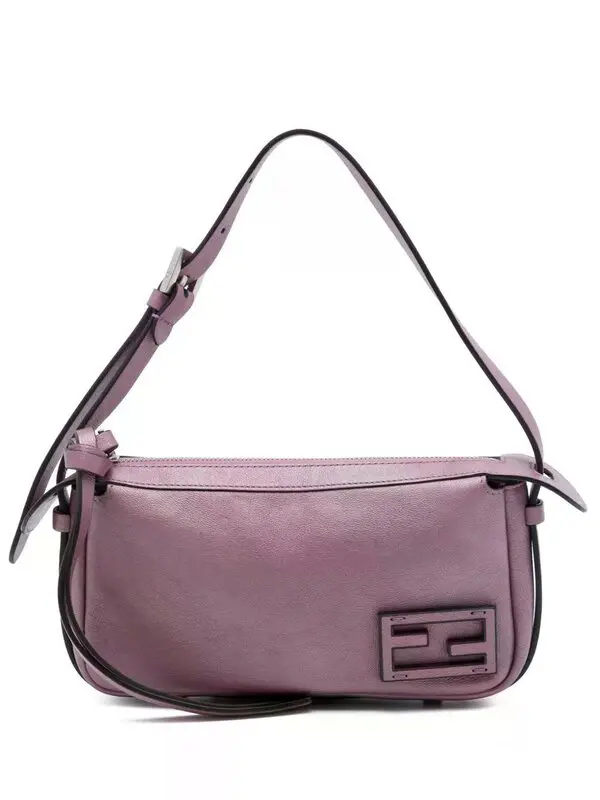 Fendi Mini Metallic Calfskin Simply Handbag
