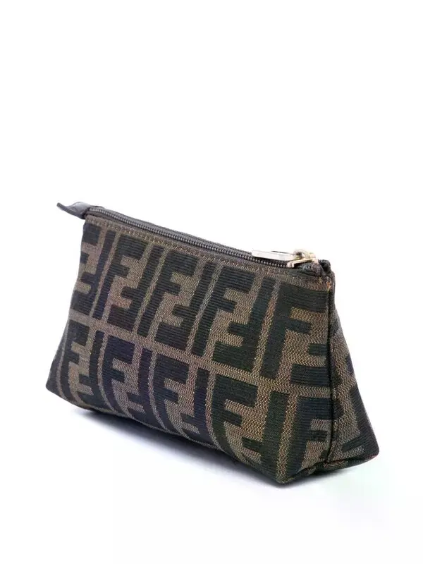 Fendi Zucca Canvas Clutch Bag