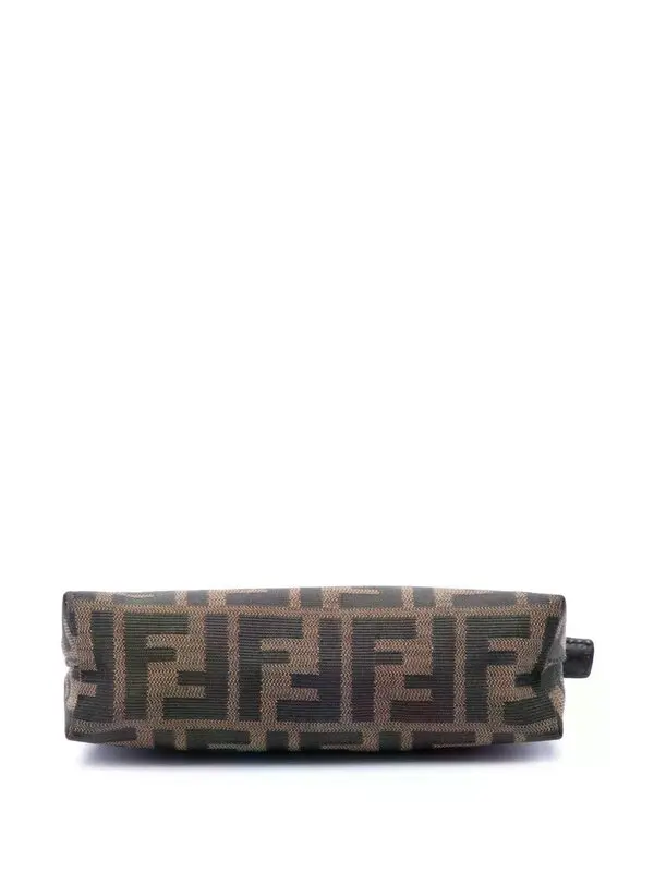Fendi Zucca Canvas Clutch Bag