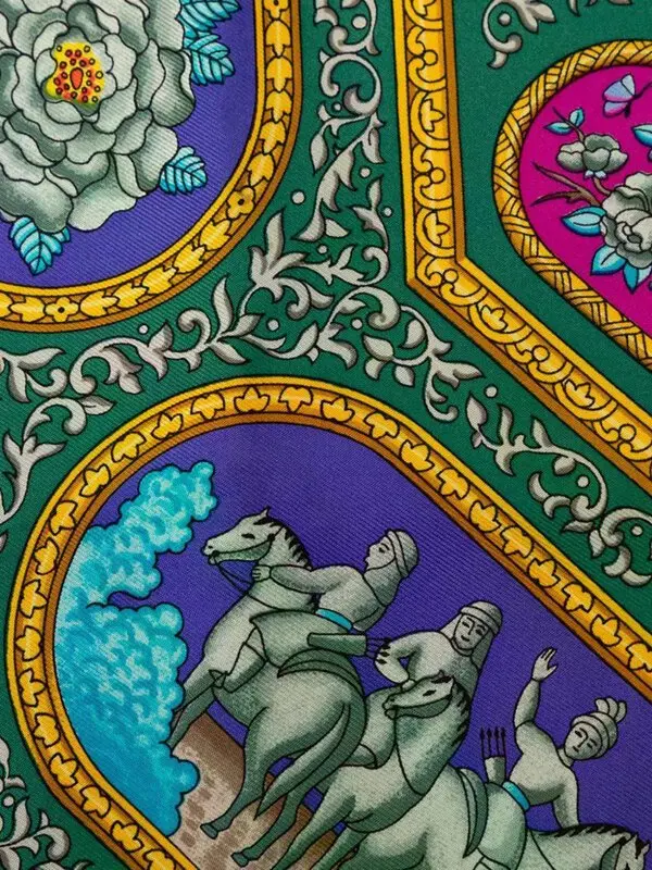 Hermès 2000-2020 Qalamdan Silk Scarf Scarves