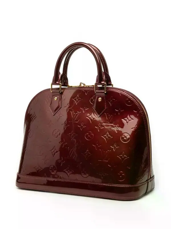 LOUIS VUITTON 2010 Monogram Vernis Alma Pm Handbag