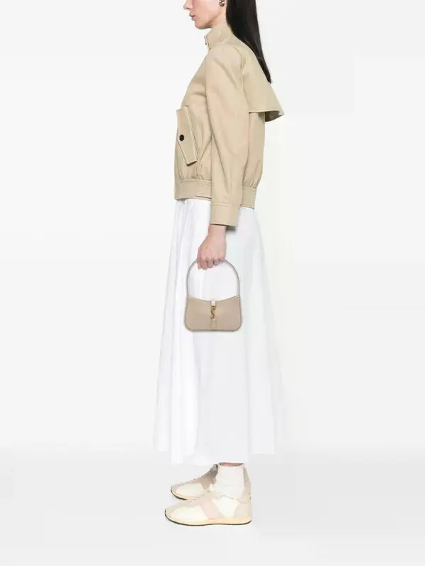 Saint Laurent Le 5 A 7 Shoulder Bag - Neutrals
