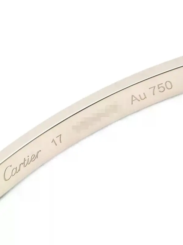 Cartier 18k White Gold Love Bracelet