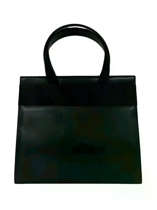 FERRAGAMO 1990-2000 Leather Vara Bow Satchel
