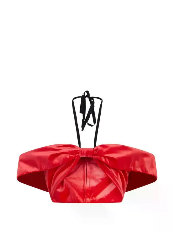 Philosophy Di Lorenzo Serafini Bow-detail Halterneck Top
