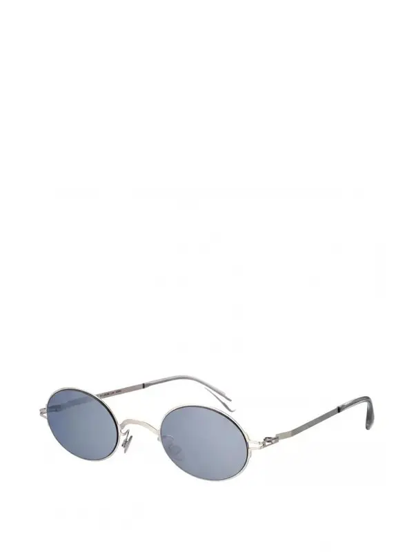 Mykita Round Frame Mirrored Sunglasses - Silver