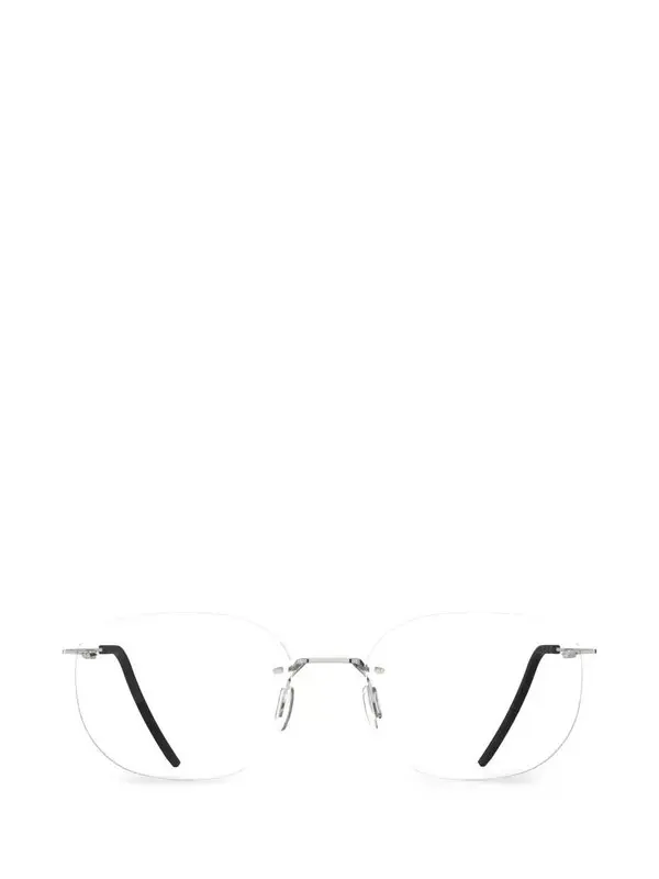 BLACKFIN Aero Loop Rimless Eyeglasses - Silver