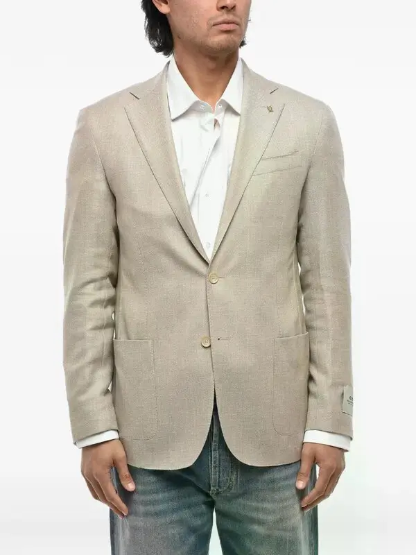 Corneliani Single-breasted Patch-pocket Blazer