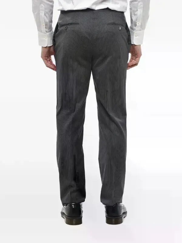 Corneliani Cerimonia Academy Pinstriped Virgin-wool Trousers