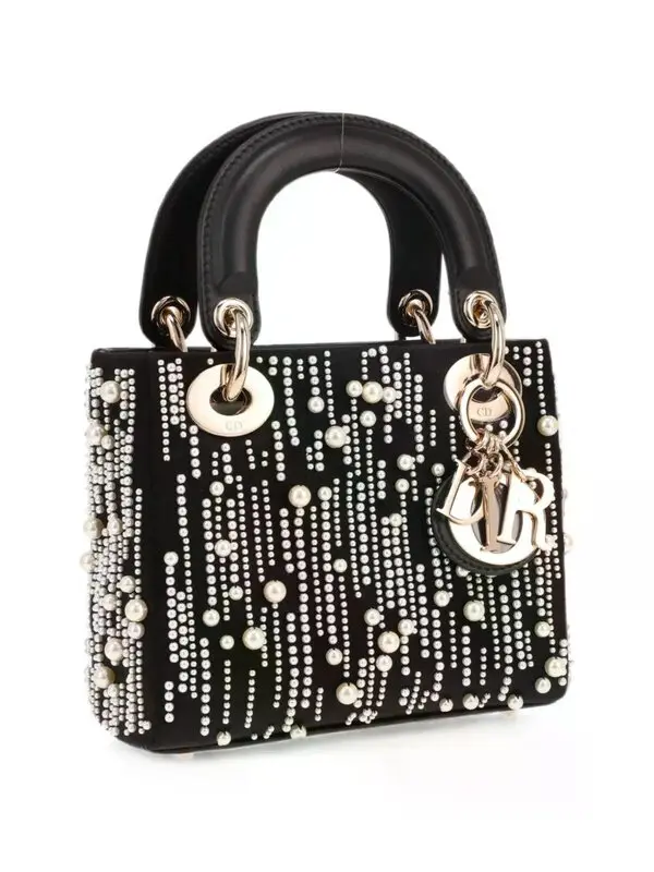 Dior Mini Lady Pearl-embroidered Shoulder Bag