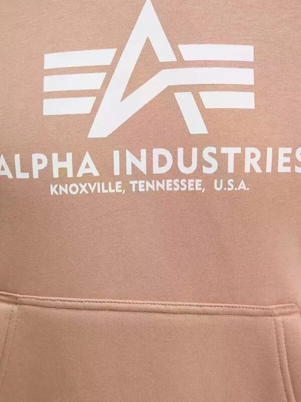 Alpha Industries Logo-print Drawstring Hoodie