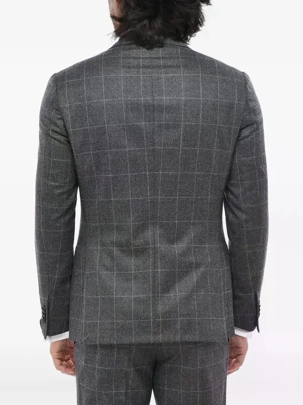 Corneliani Windowpane-pattern Suit