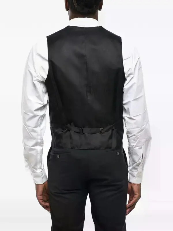 Corneliani Satin Welt-pocket Waistcoat